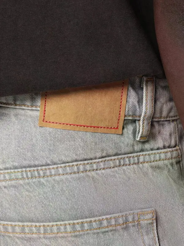 JEANERICA Vega Logo-patch Straight-leg Jeans
