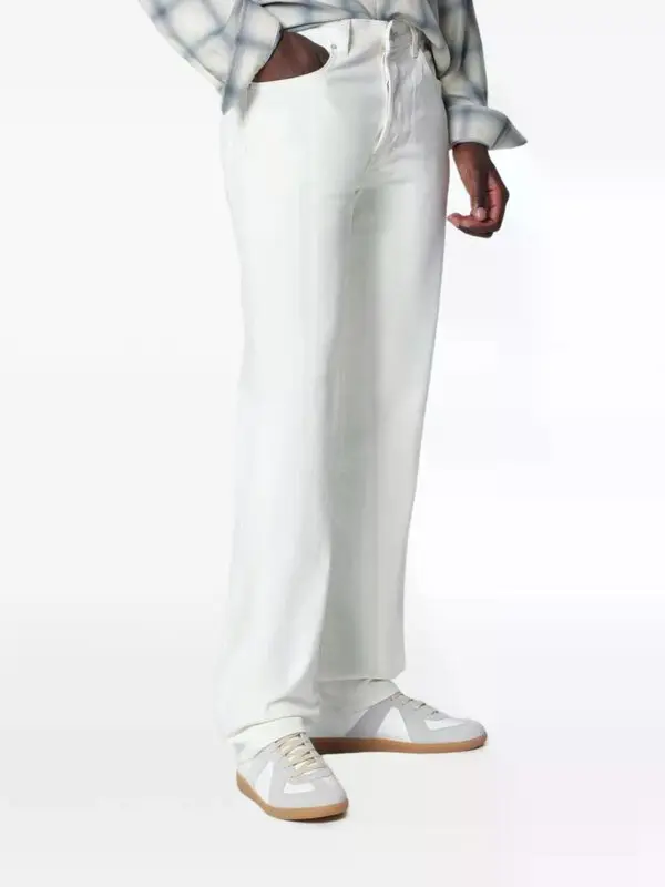 JEANERICA Logo-patch Straight-leg Jeans