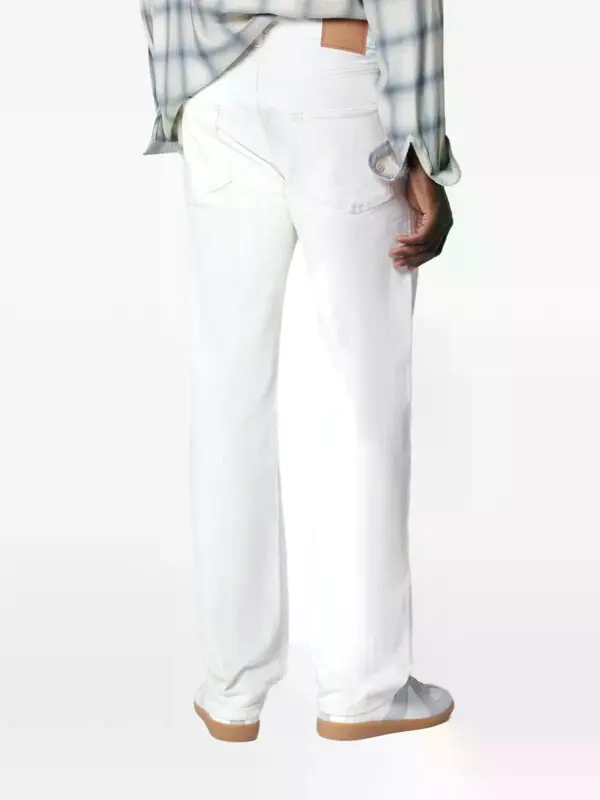 JEANERICA Logo-patch Straight-leg Jeans