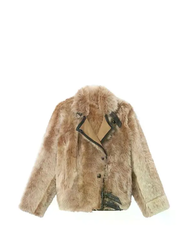 Isabel Marant Étoile Roama Shearling Coat - Honey Brown
