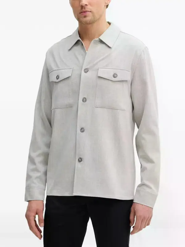 LINDBERGH Flap-pocket Long-sleeve Shirt