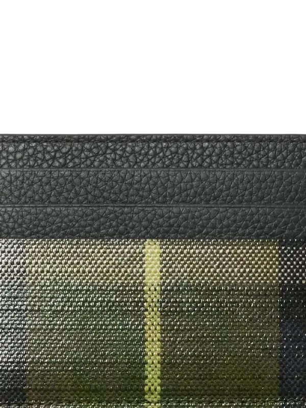 Burberry Tall Check Card Holder