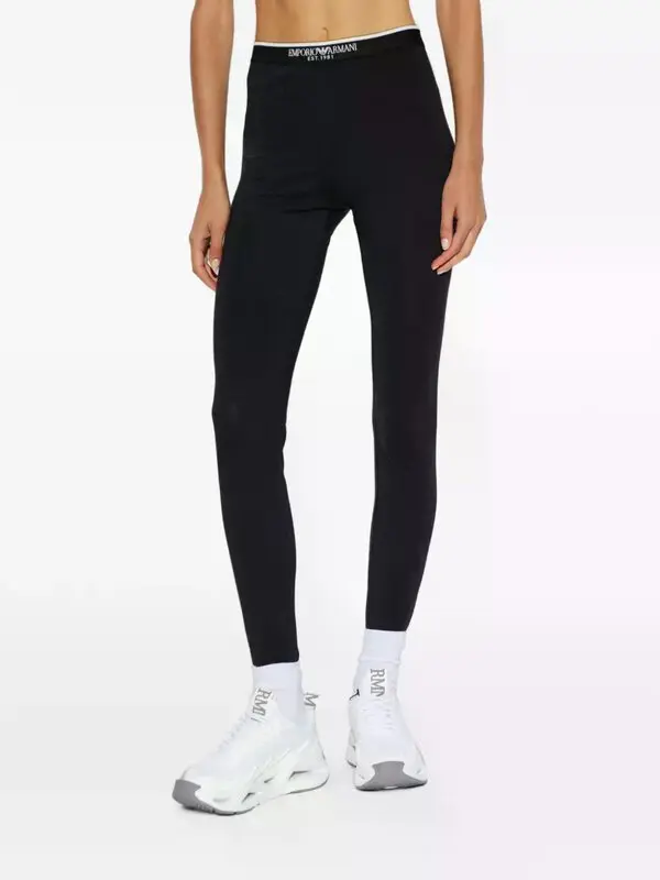 Emporio Armani Logo-waistband Leggings
