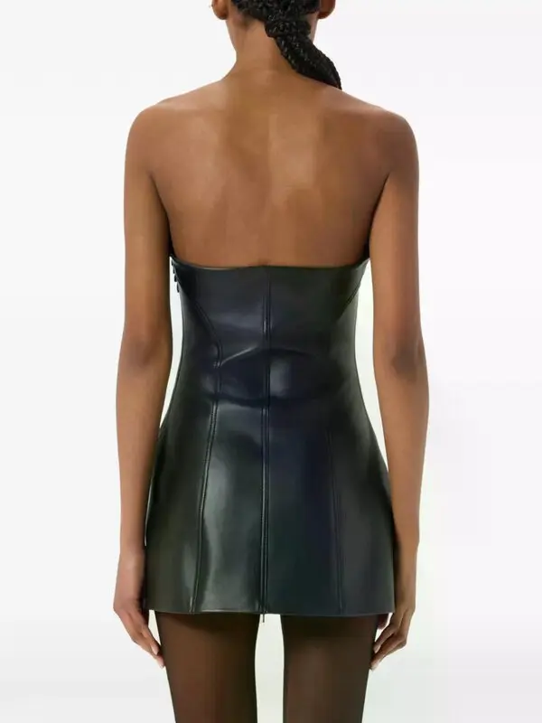 Blumarine Ruffled Bustier Mini Dress