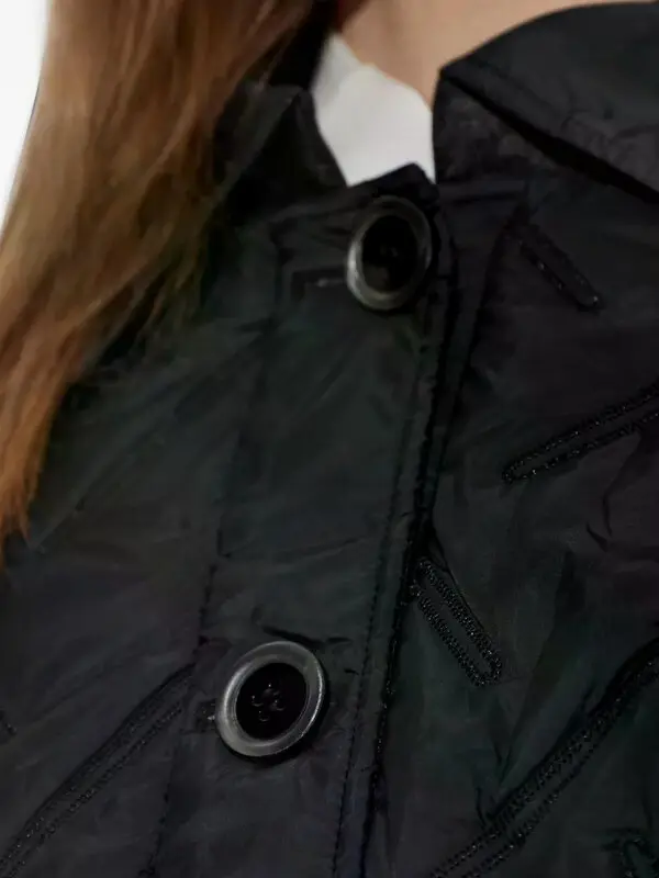 Emporio Armani Quilted Belted Coat