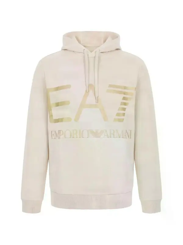EA7 Logo-print Hoodie