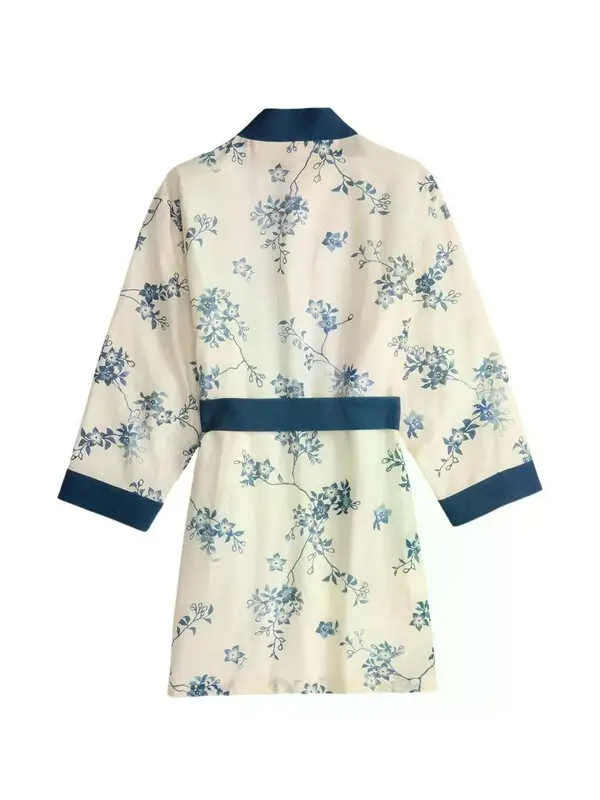 Ralph Lauren Floral-print Kimono Blouse