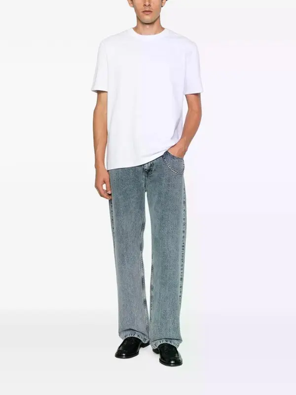 Balmain Logo-embroidered T-shirt