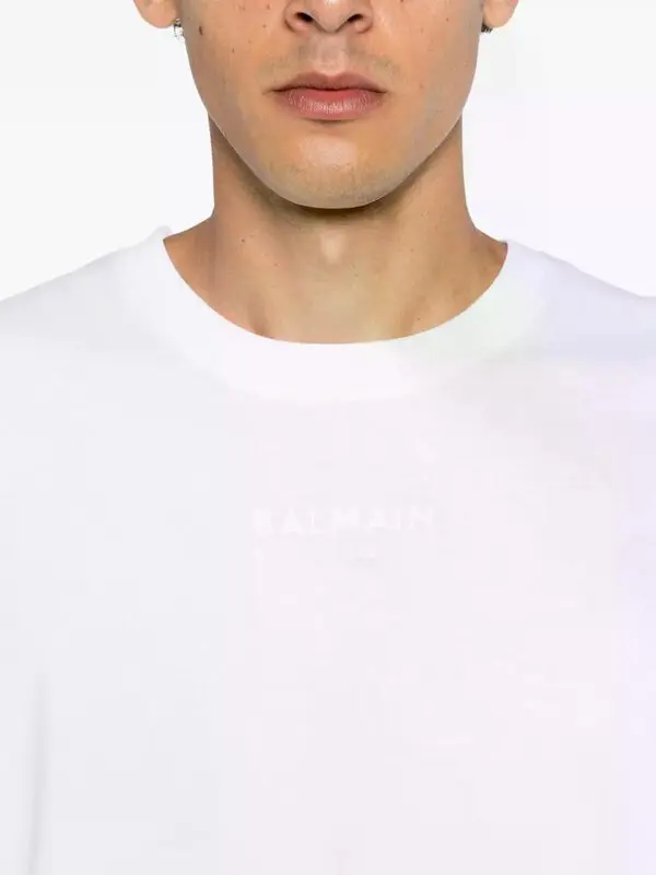Balmain Logo-embroidered T-shirt