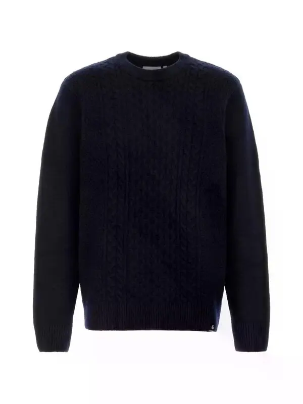 Carhartt Work In Progress Caster Cable-knit Sweater - Blue