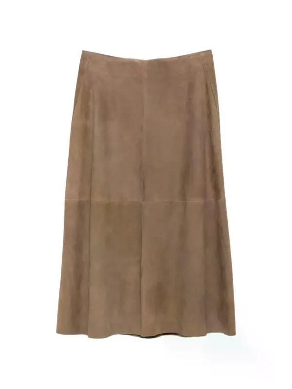 ARMA Melita Suede Midi Skirt