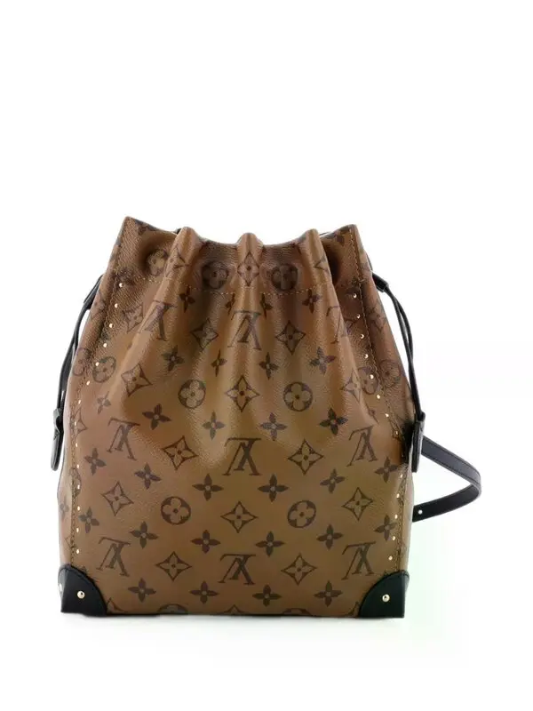 LOUIS VUITTON Noe Trunk Bag Reverse Monogram Canvas Pm Bucket Bag