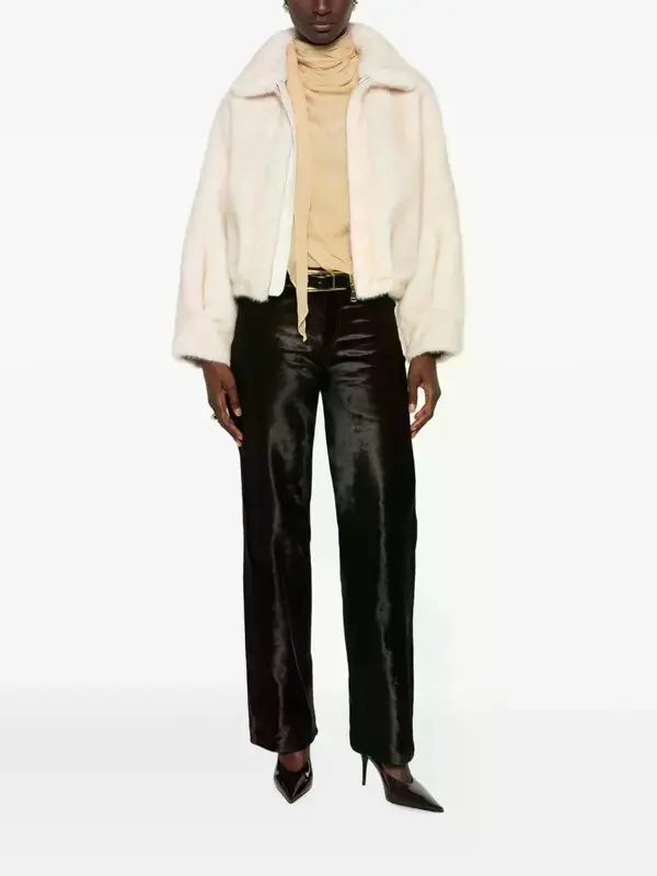VALENTINI 1972 Faux-fur Zip-up Jacket
