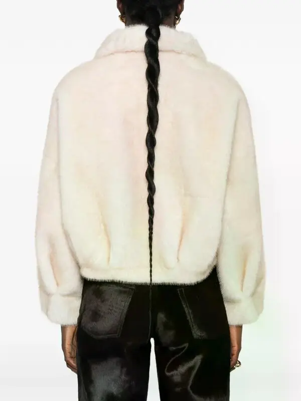 VALENTINI 1972 Faux-fur Zip-up Jacket
