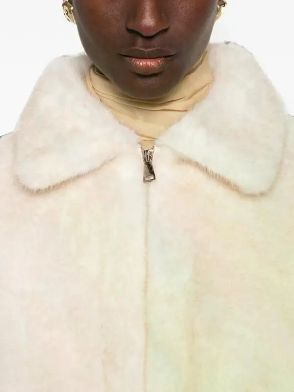 VALENTINI 1972 Faux-fur Zip-up Jacket