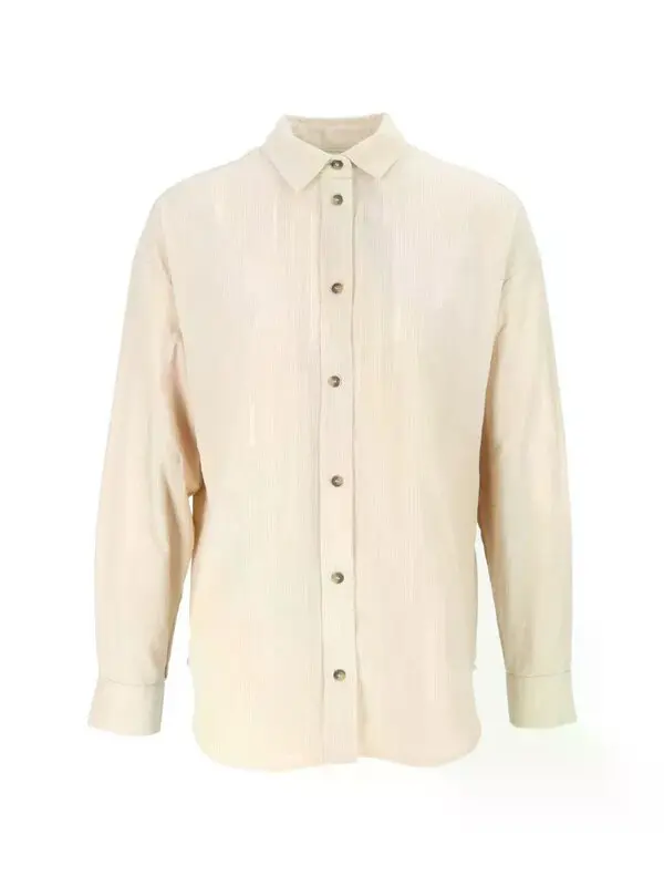 MC2 SAINT BARTH Corduroy Logo-patch Shirt