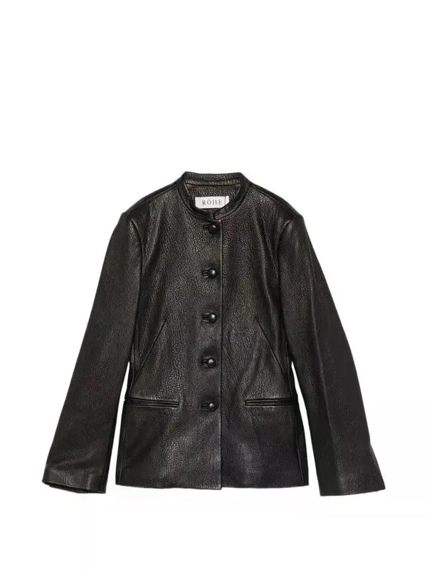 RÓHE Grained-leather Jacket