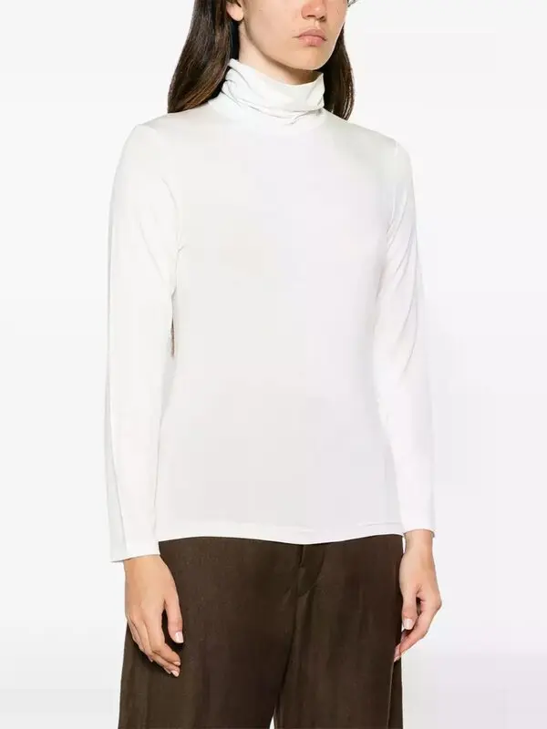 VELA SHOP Roll-neck Long-sleeve T-shirt
