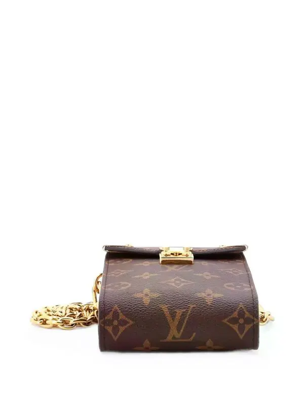 LOUIS VUITTON Metis Phone Pouch On Chain Monogram Canvas Shoulder Bag