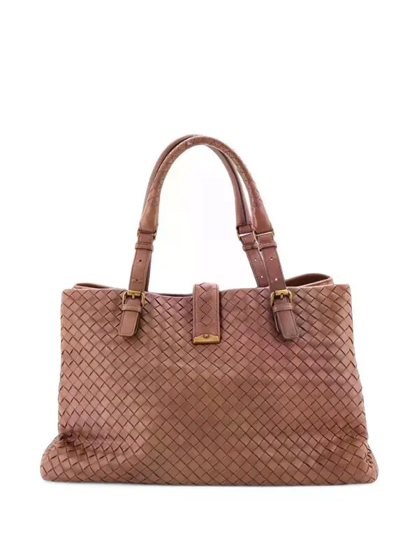 Bottega Veneta Roma Bag Intrecciato Nappa Medium Tote Bag