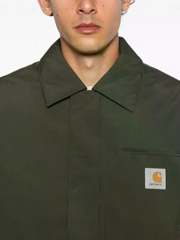 Carhartt Work In Progress Logo-patch Zip-up Jacket