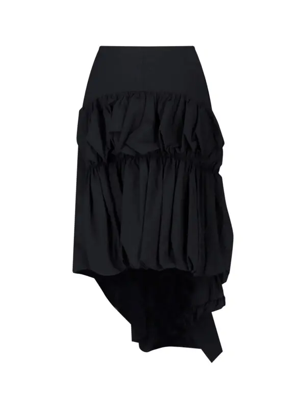 Comme Des Garçons Asymmetric Midi Skirt