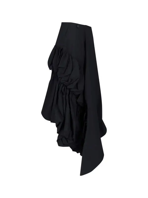 Comme Des Garçons Asymmetric Midi Skirt
