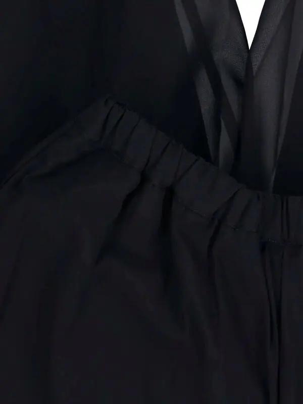 Comme Des Garçons Layered Wool Skirt
