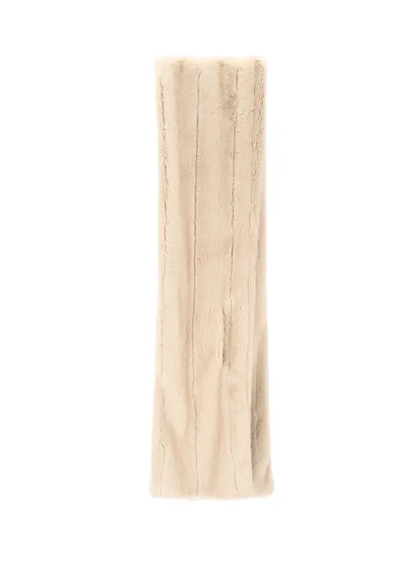 THE FRANKIE SHOP Faux Fur Scarf "ciasa - Beige