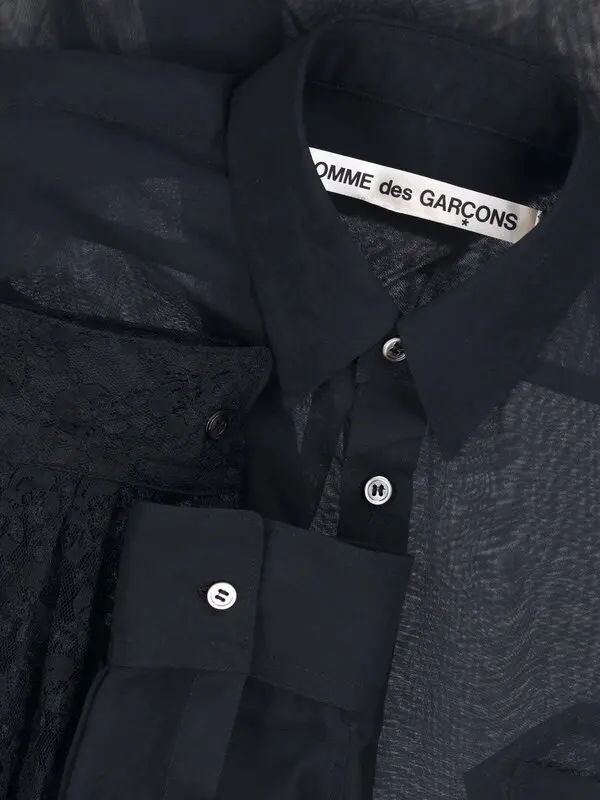 Comme Des Garçons Sheer Lace Shirt