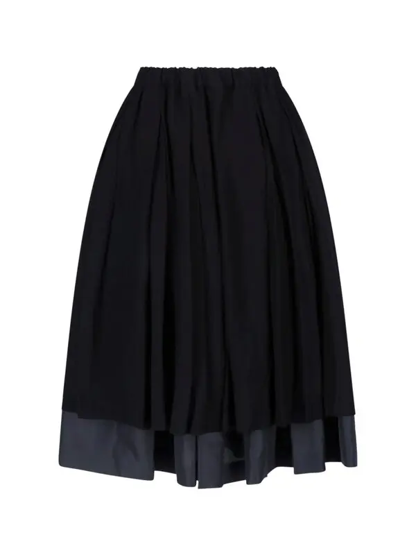 Comme Des Garçons Mid-length Tiered Skirt