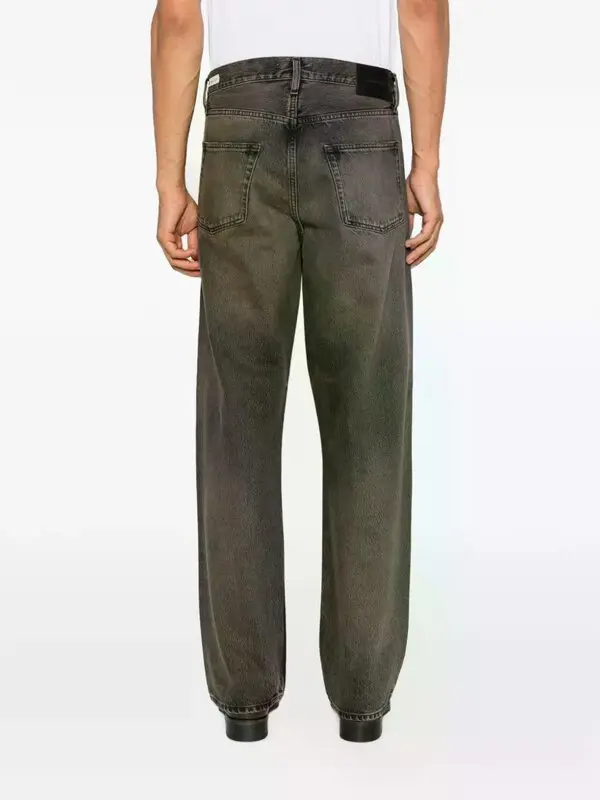 SUNFLOWER Faded-effect Loose-leg Jeans