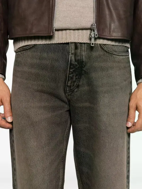 SUNFLOWER Faded-effect Loose-leg Jeans