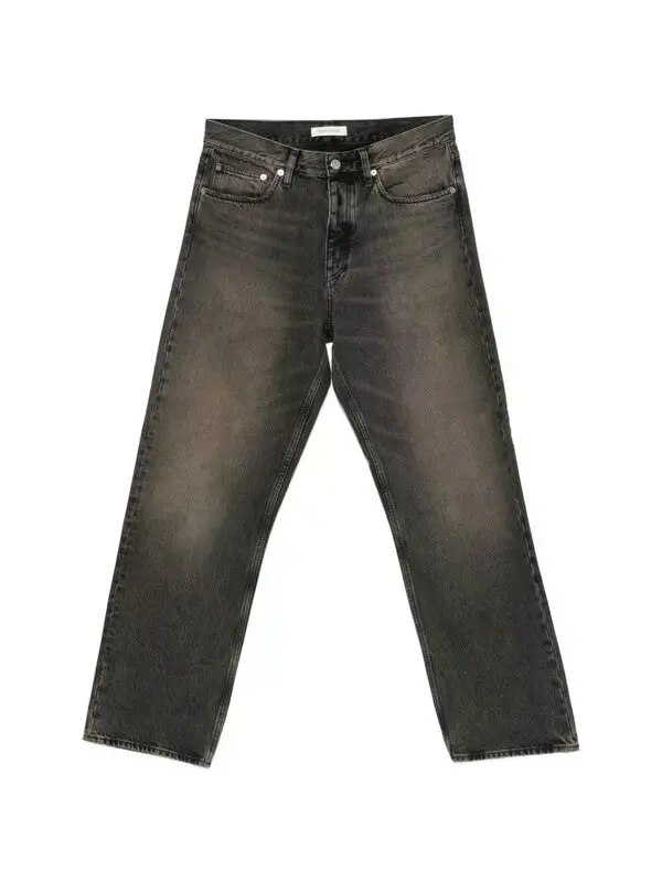 SUNFLOWER Faded-effect Loose-leg Jeans