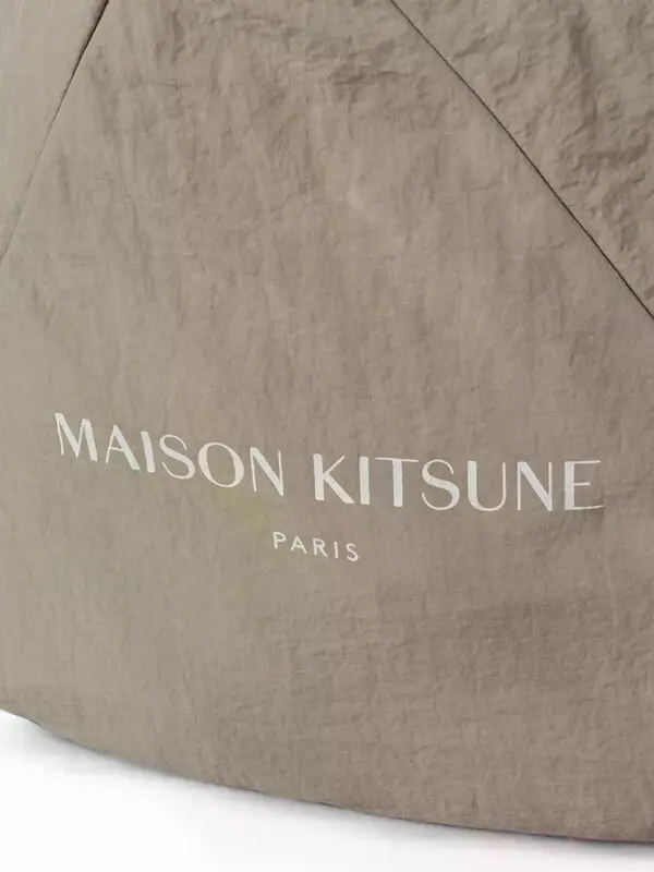 Maison Kitsuné Triangle Logo-print Tote Bag