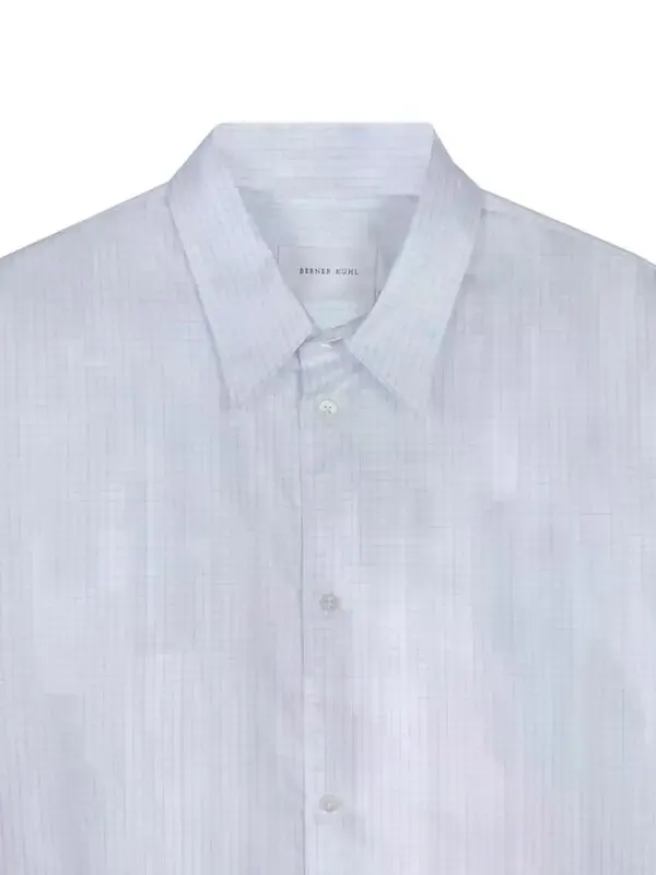 BERNER KUHL Sleepy Egeo Check-print Shirt - Blue