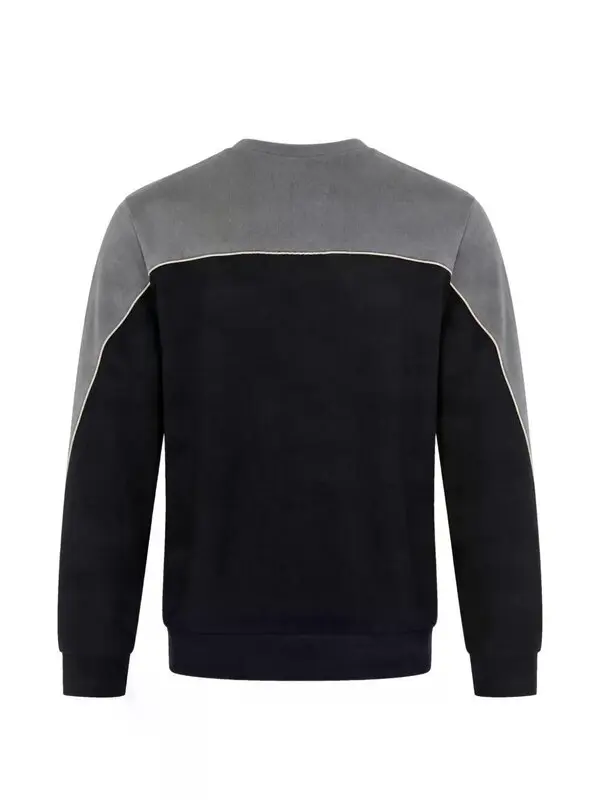 EA7 Logo-print Panelled Sweater