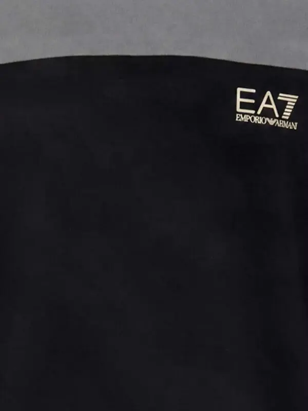 EA7 Logo-print Panelled Sweater