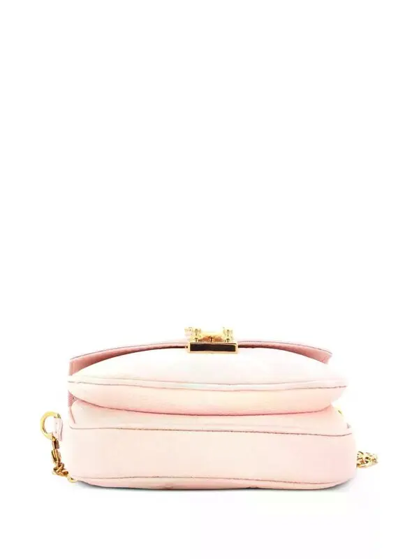 LOUIS VUITTON Micro Metis Monogram Empreinte Leather Crossbody Bag - Pink