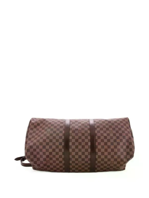 LOUIS VUITTON Keepall Bandouliere Bag Damier 55 Travel Bag