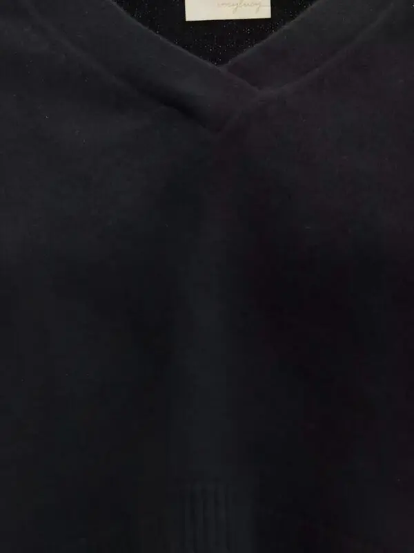 VERYBUSY V-neck Split-cuff Sweater