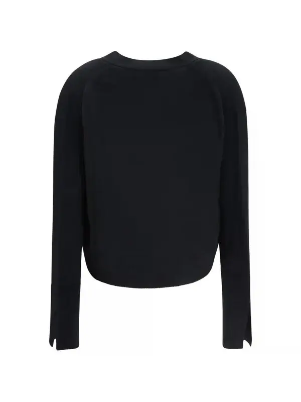 VERYBUSY V-neck Split-cuff Sweater