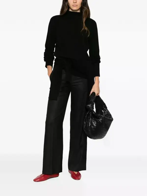 VELA SHOP High-neck Ribbed-trim Sweater