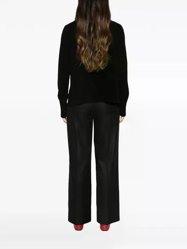 VELA SHOP High-neck Ribbed-trim Sweater