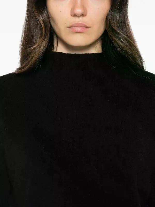 VELA SHOP High-neck Ribbed-trim Sweater