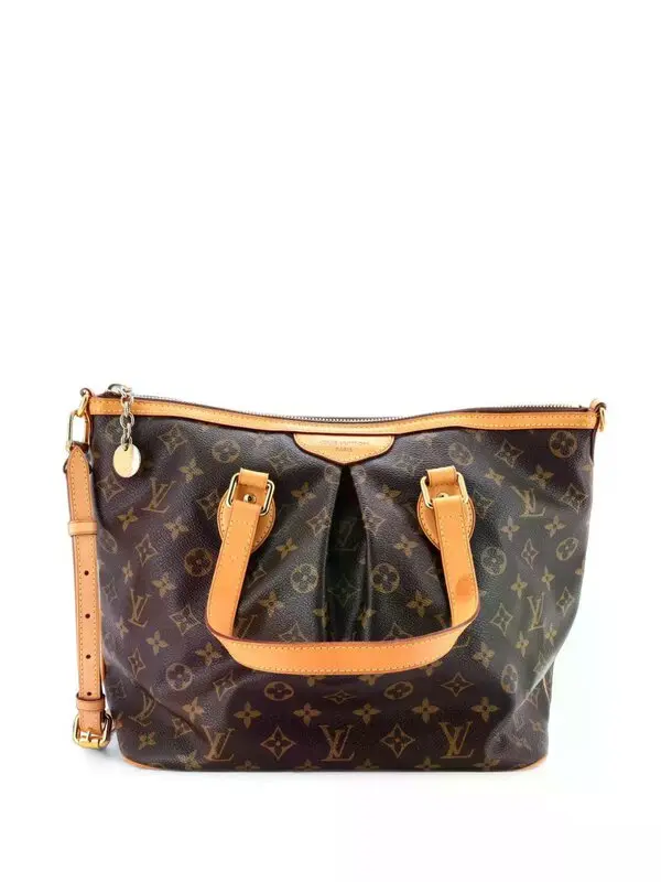 LOUIS VUITTON Palermo Handbag Monogram Canvas Pm Tote Bag - Brown