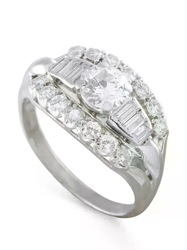 LB EXCLUSIVE Split-shank Diamond Ring