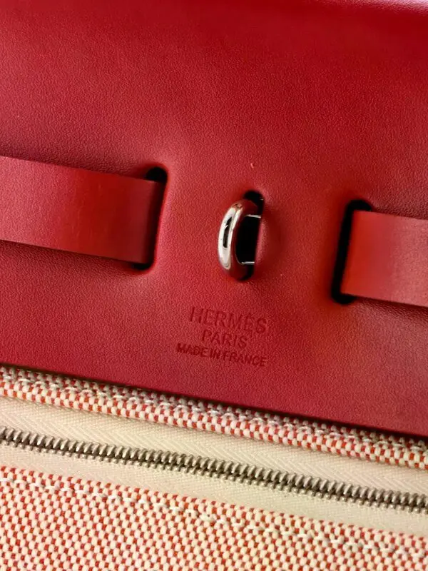 Hermès Herbag Zip Pegase Pop Toile And Leather 31 Shoulder Bag