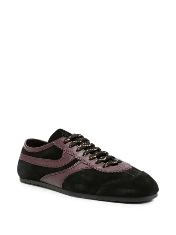 Dries Van Noten Panelled Leather Sneakers