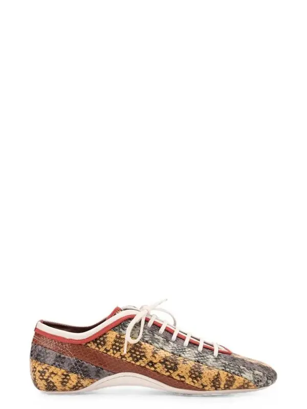 Dries Van Noten Leather Ballet-style Sneakers